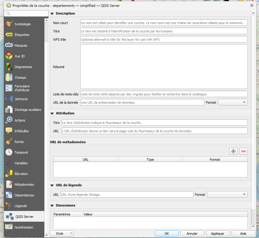 Métadonnée - Site de Documentation GPGEOM